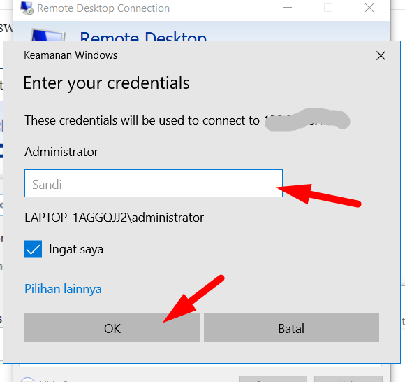 Cara Login ke Remote Desktop VPS Windows