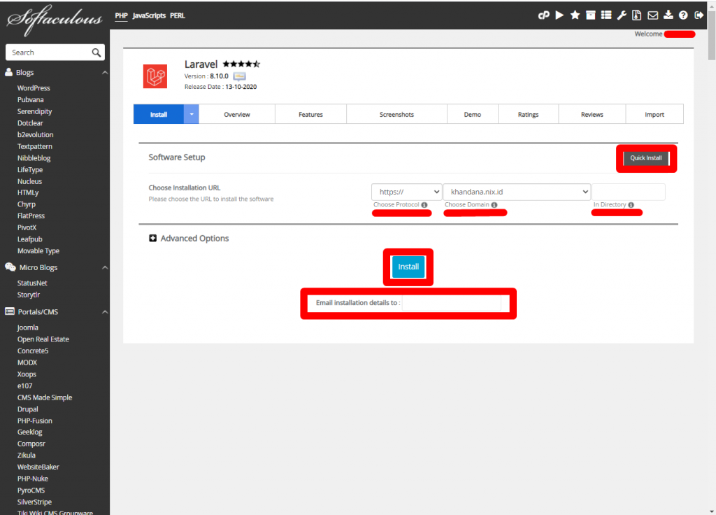 How to Install Laravel on cPanel Hosting