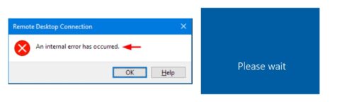 Cara Mengatasi An Internal Error atau Stuck Please Wait VPS Windows